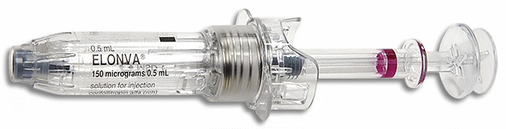 Image of elonva soln for inj (pre-filled syringe) 150 mcg-0-5 ml | MIMS ...