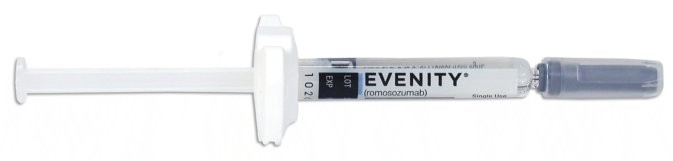 Image of evenity soln for inj (pre-filled syringe) 105 mg-1-17 ml ...
